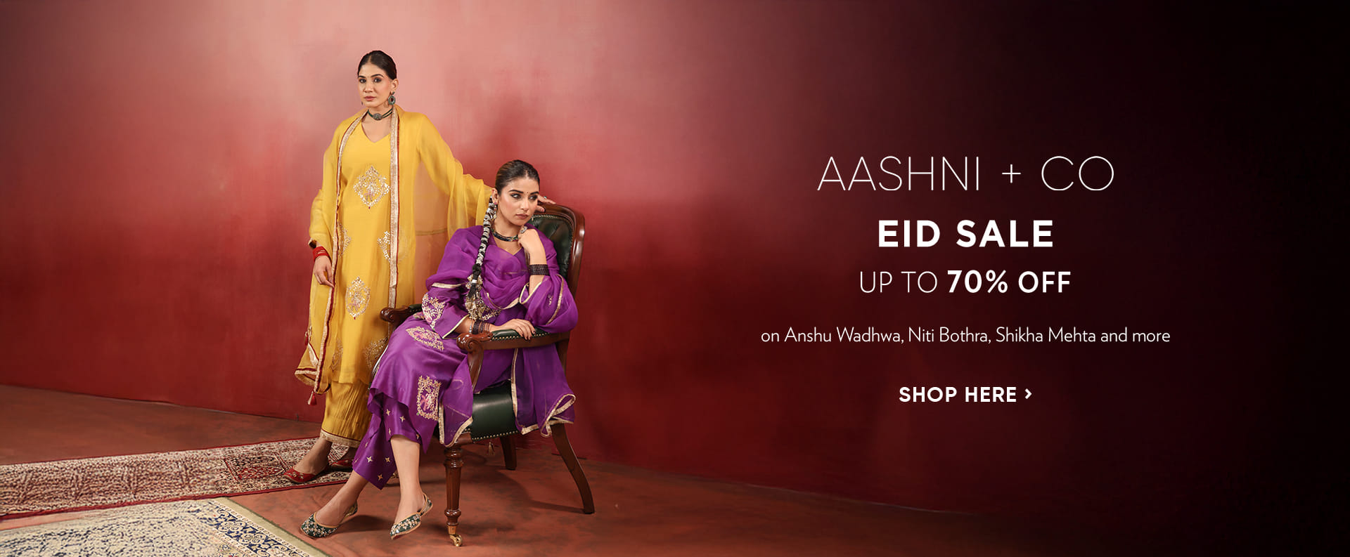 AASHNI + CO - Online Indian Luxury Fashion Shopping