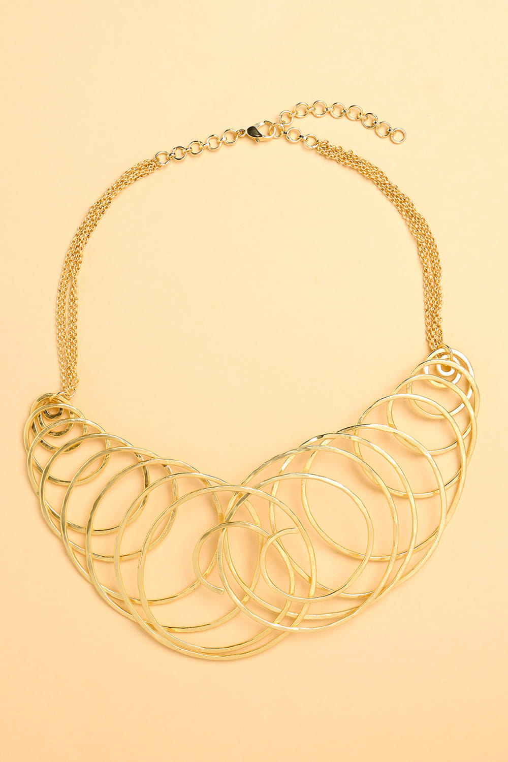 Buy Gold coil necklace by Joules by Radhika at Aashni and Co
