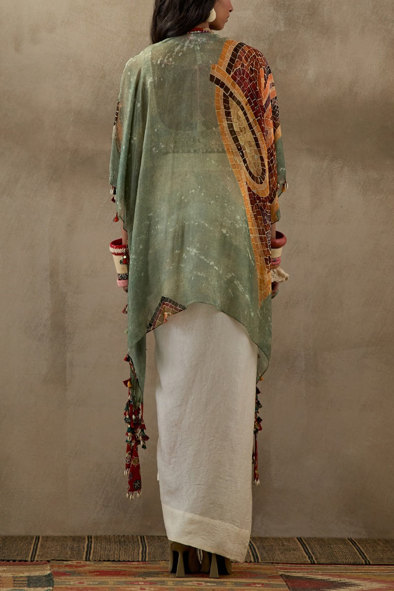Buy Multicolour printed jacket and skirt set by Aseem Kapoor at Aashni ...